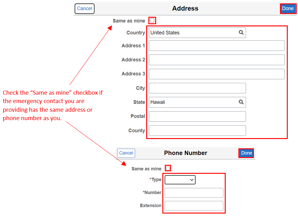 Hawaii Information Portal | Setup Your Payroll Address and Emergency ...