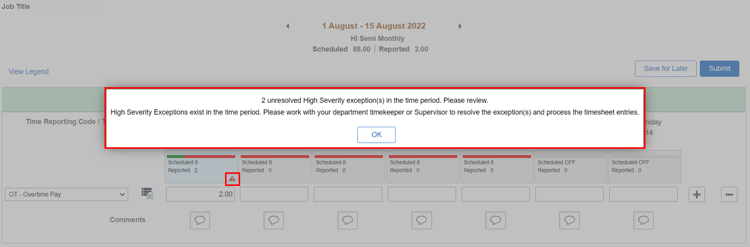 Hawaii Information Portal | How To Submit Your Time