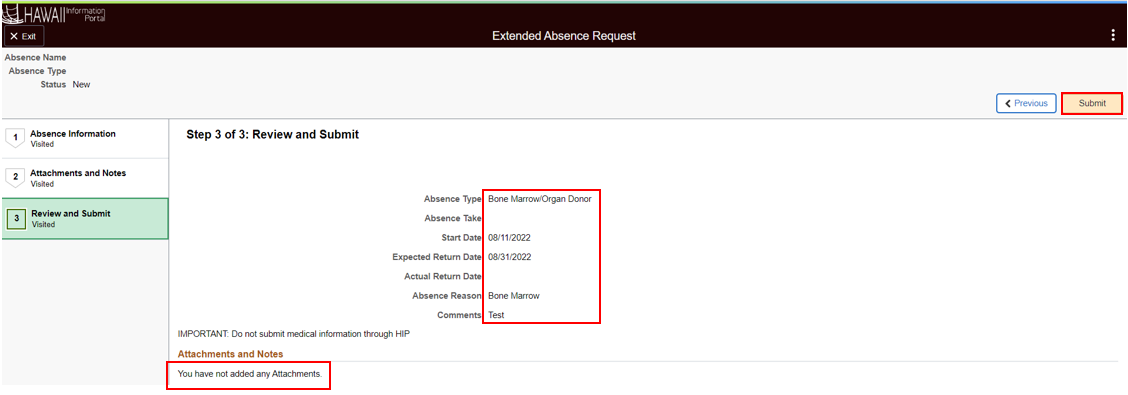 Hawaii Information Portal | How To Submit An Extended Leave Request