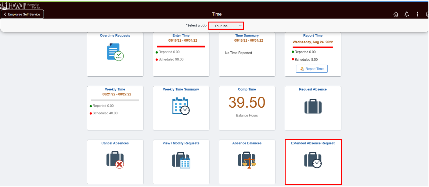 Hawaii Information Portal | How To Submit An Extended Leave Request