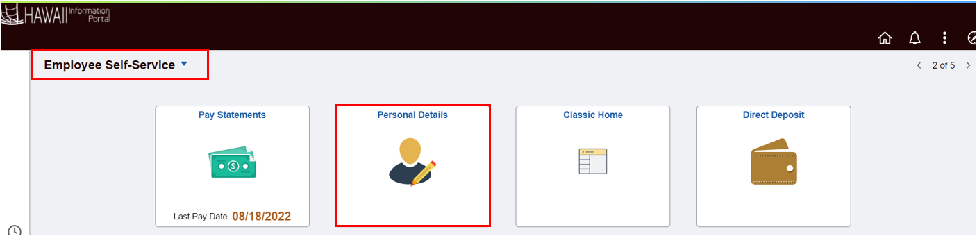 Hawaii Information Portal | Setup Your Payroll Address and Emergency ...