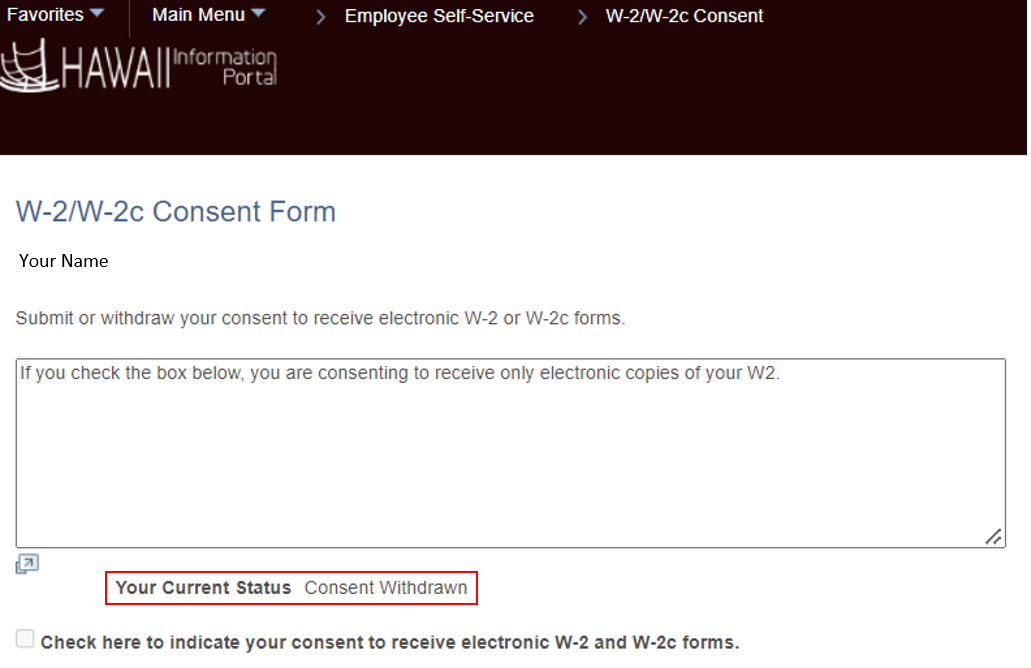 Hawaii Information Portal | Manage Your Wage and Tax Statement (W-2)