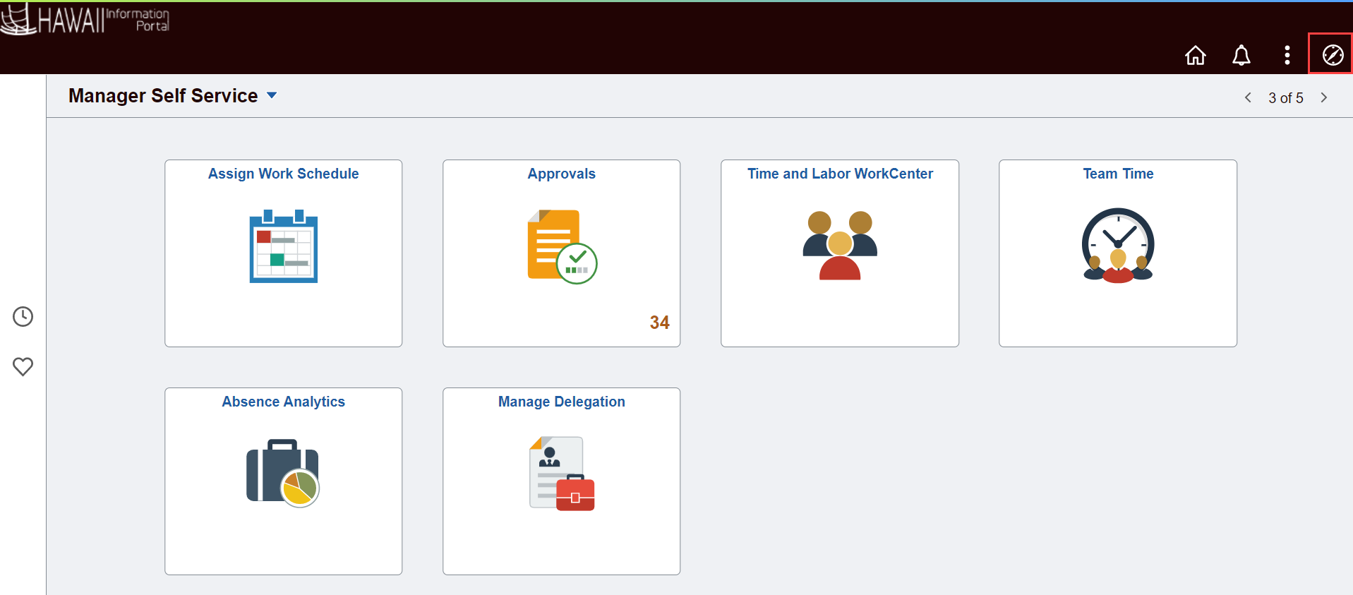 Hawaii Information Portal | How To Navigate To Common Timekeeper Screens