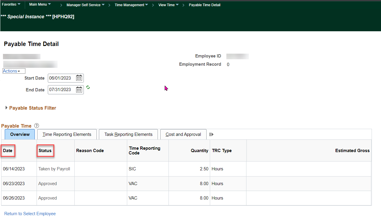Hawaii Information Portal | How to Navigate Payable Time Status and ...